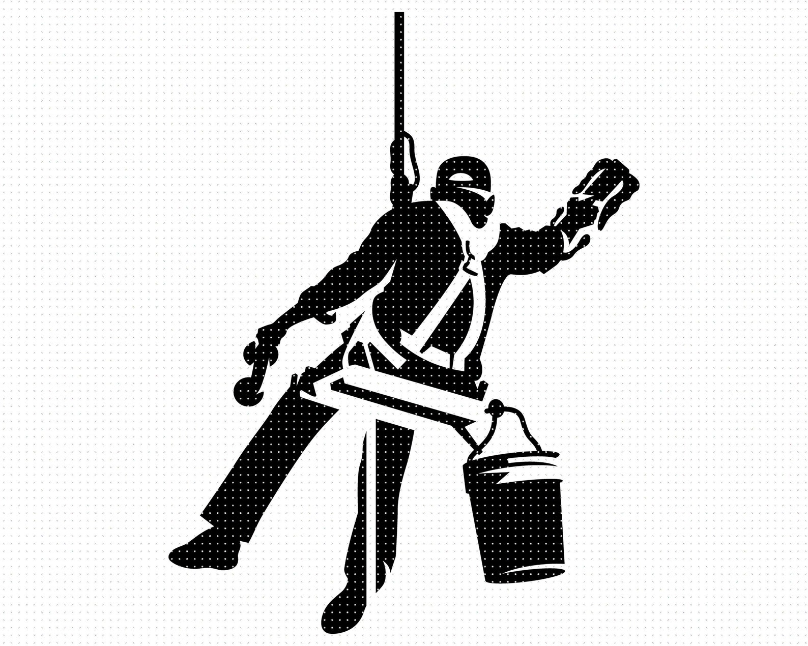 Window Cleaner Svg Window Washer Clipart Worker Png Cleaner | Etsy