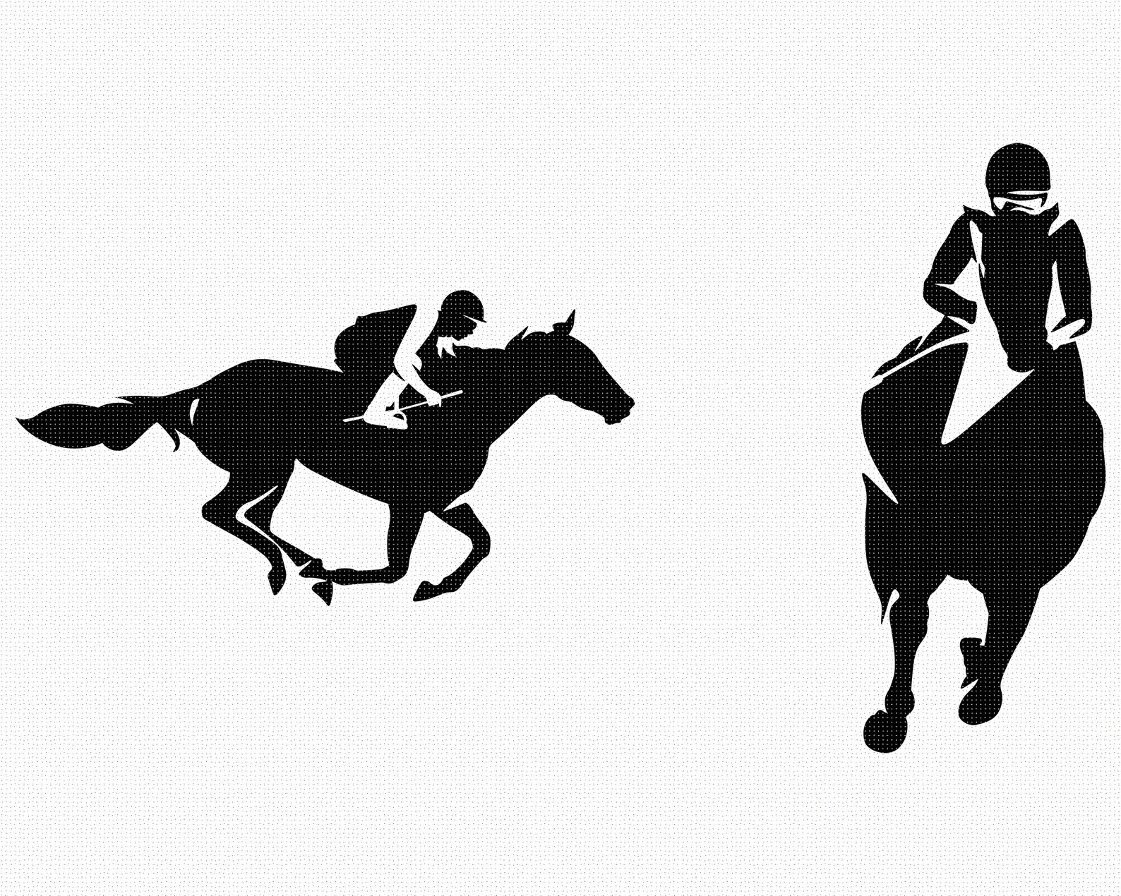 Horse Racing Svg Jockey Clipart Racer Png Eps Dxf - Etsy