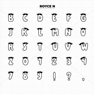 Letters and Numbers With Hair Wig Svg, Hair Wig Costume Clipart ...