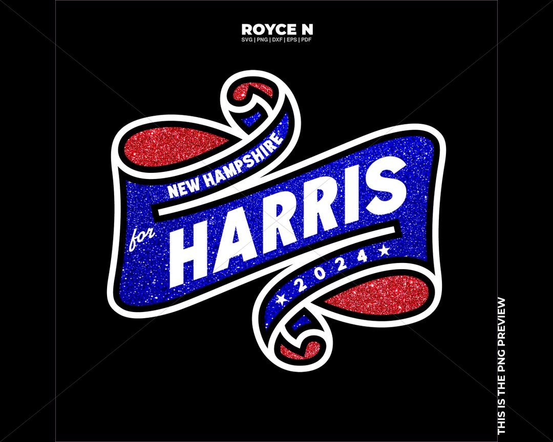Harris SVG, Kamala Harris Sublimation, New Hampshire Svg, New Hampshire ...