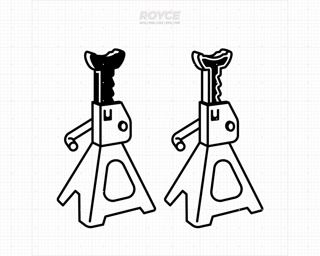 Jack Stand Svg, Jack Stand Clipart, Jack Stand Png, Jack Stand Dxf ...