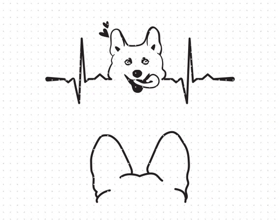 Embellishments vector eps cut files for cricut and silhouette use dog ...