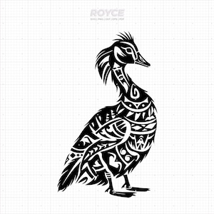 Tribal Goose Svg, Goose Clipart, Tribal Goose Png, Goose Dxf, Tribal ...