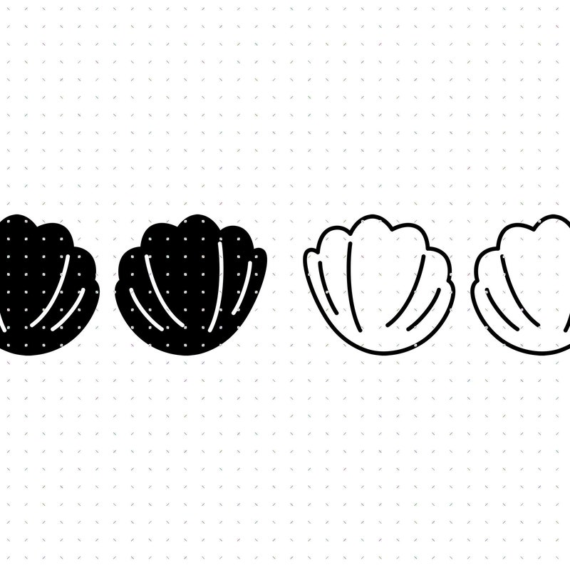 Shell Bra Svg - Etsy