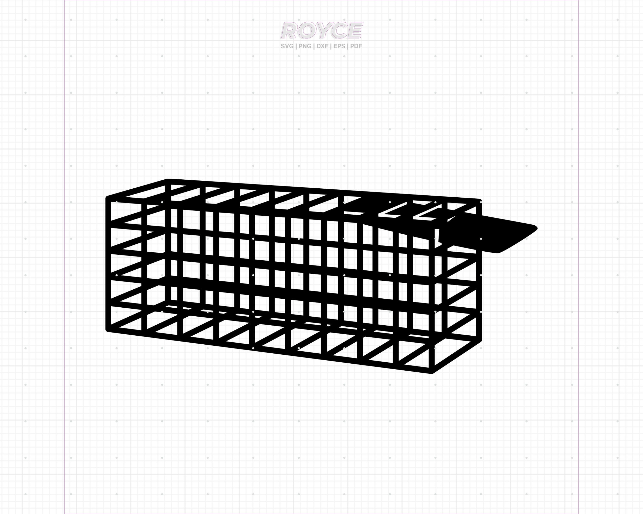 Animal Trap Svg, Animal Trap Clipart, Animal Trap Png, Animal Trap Dxf ...