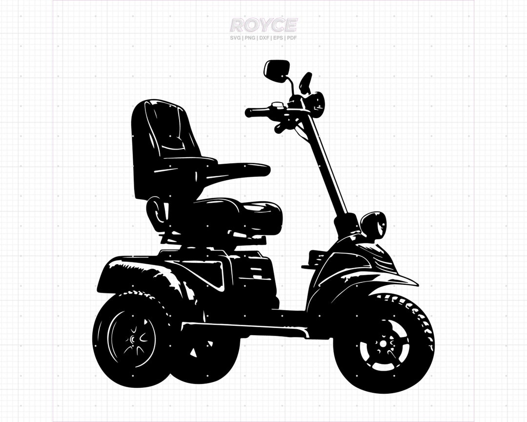 Mobility Scooter Svg, Mobility Scooter Clipart, Mobility Scooter Png ...