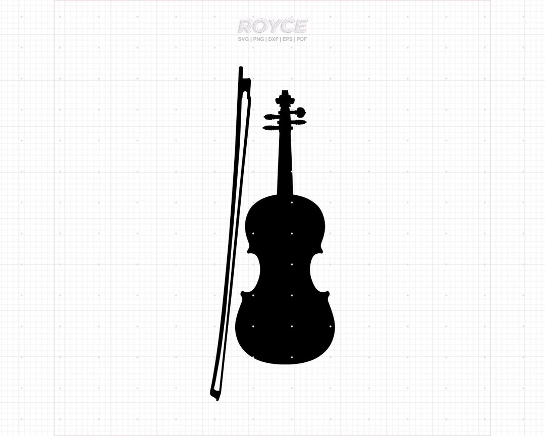 Violin Svg, Violin Clipart, Violin Png, Violin Dxf, Violin Vector ...