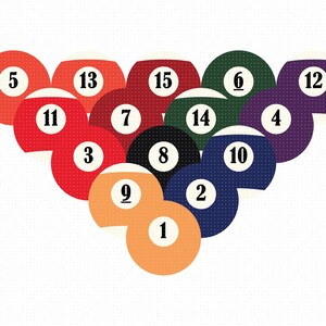 Billiard Balls Svg, Billiard Balls Clipart, Billiard Balls Png ...