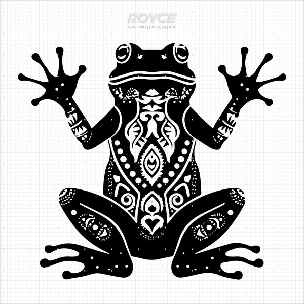 Tribal Frog - Etsy