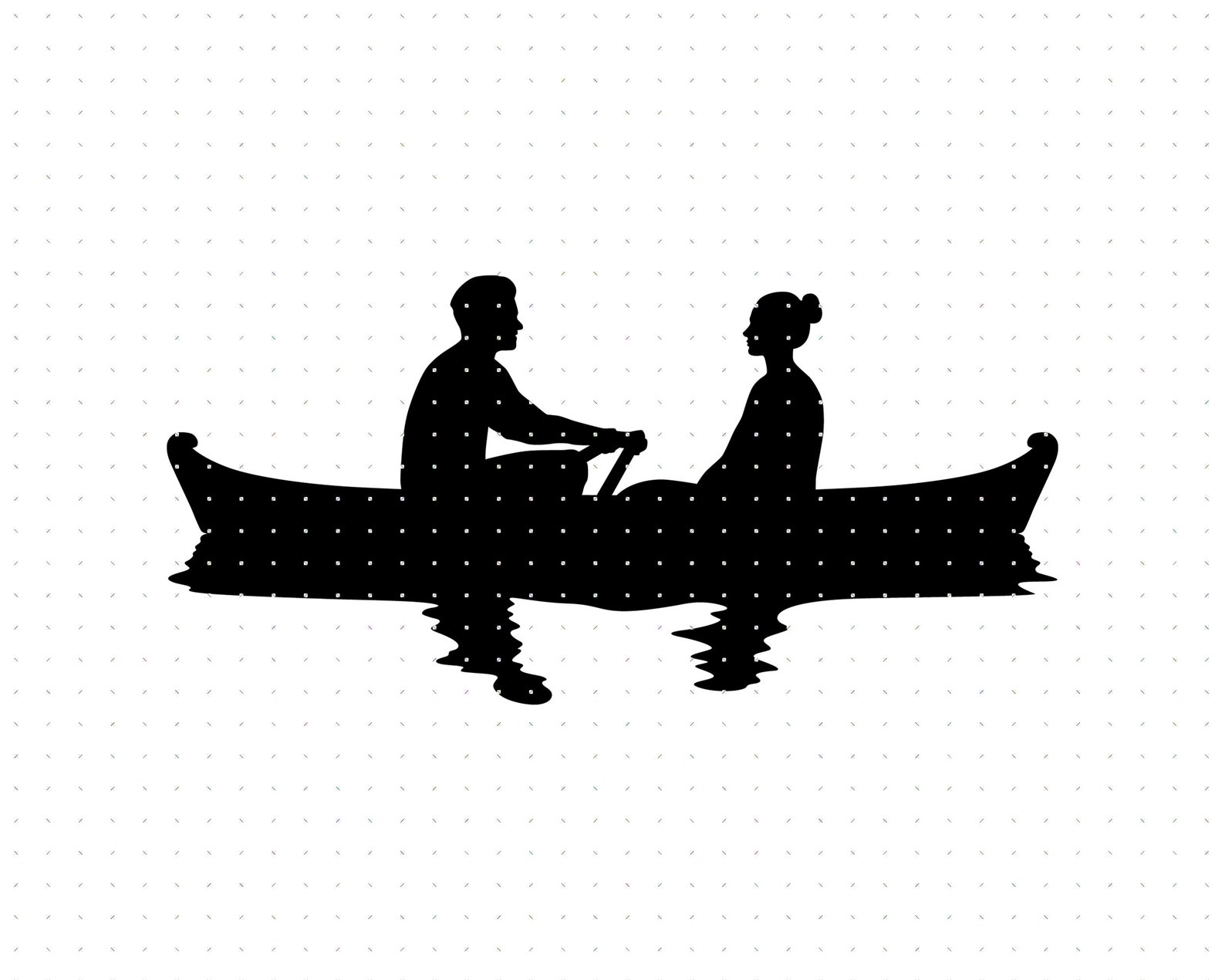 Couple on a Boat Svg Love Couple Clipart Valentines Couple - Etsy