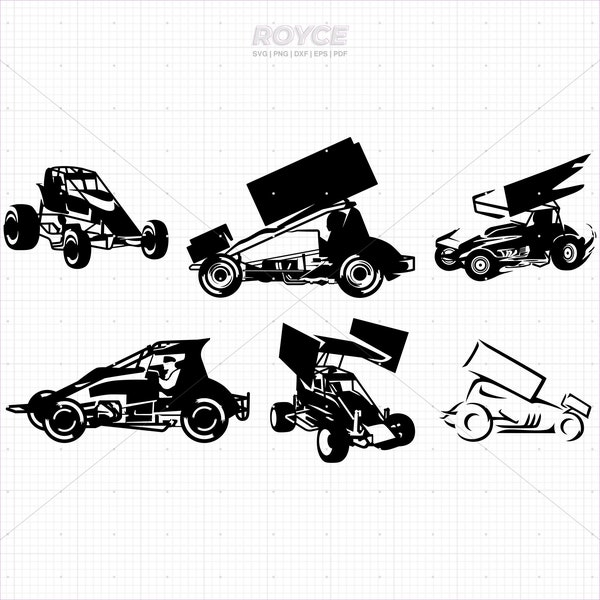 Car Racing Svg - Etsy