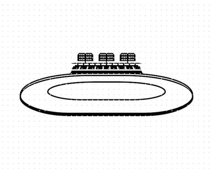 Race Track Circuit Map Clipart Set / Outline & Stamp Graphic / Long ...