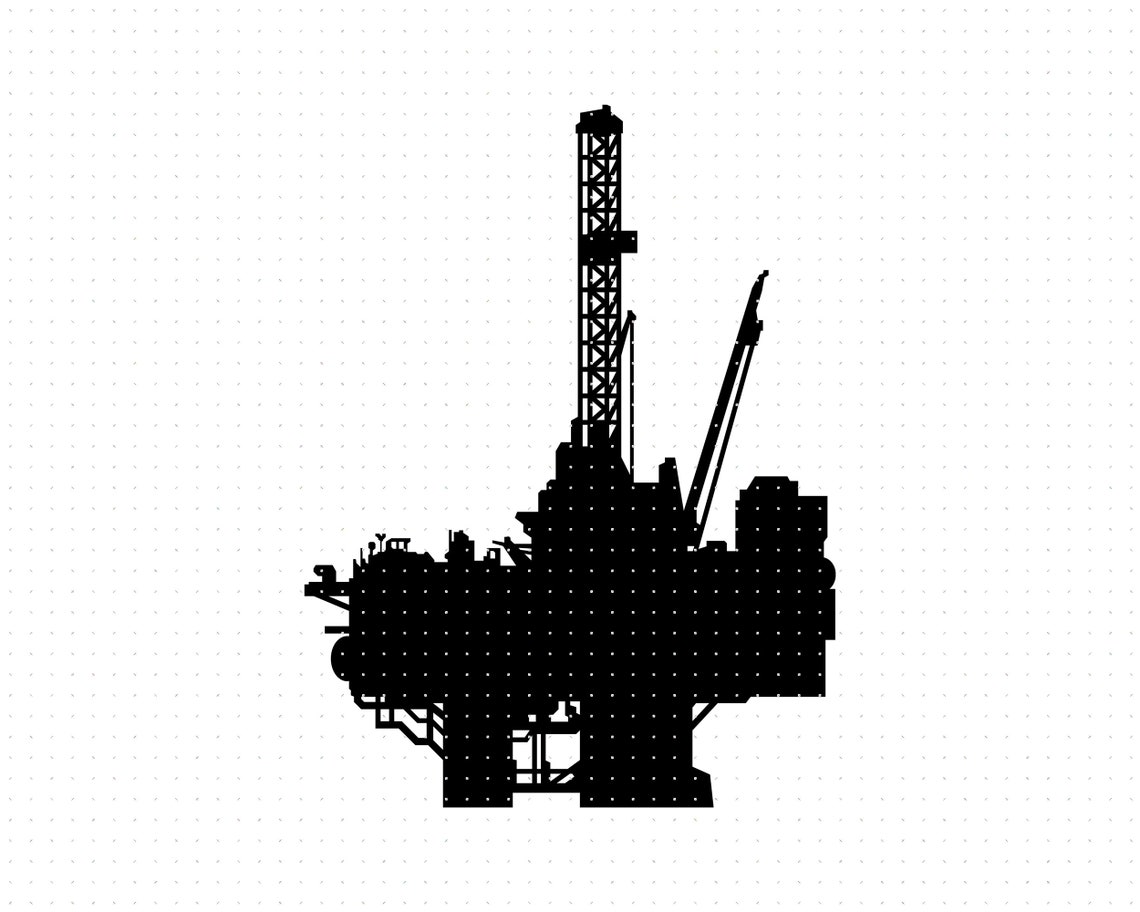 Oil Derrick SVG: Rig & Pump Clipart, Vector Cut Files - Etsy