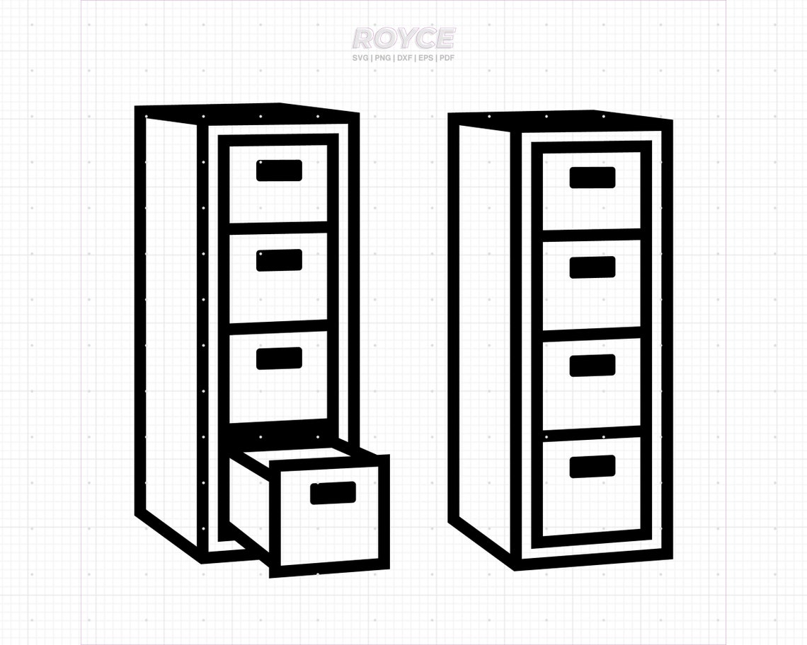 File Cabinet Svg, Filing Cabinet Clipart, Office Cabinet Png, Cabinet ...