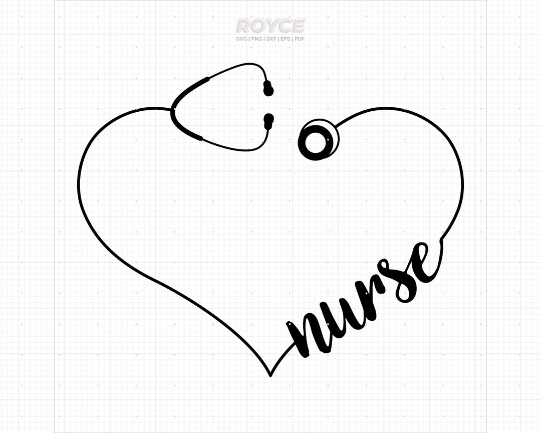 Nurse Heart Frame Svg, Nurse Life Svg, Stethoscope Svg, Nursing Svg ...