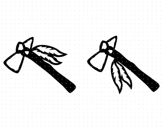 Tomahawk Svg Native American Axe Clipart Hatchet Png | Etsy