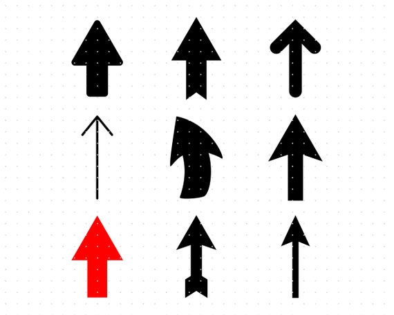 Red Arrow Pointing Up Png