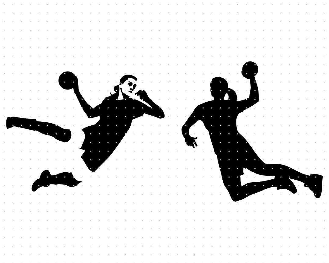 Handball Svg, Female Handball Player Clipart, Women's Handball Png, Dxf ...