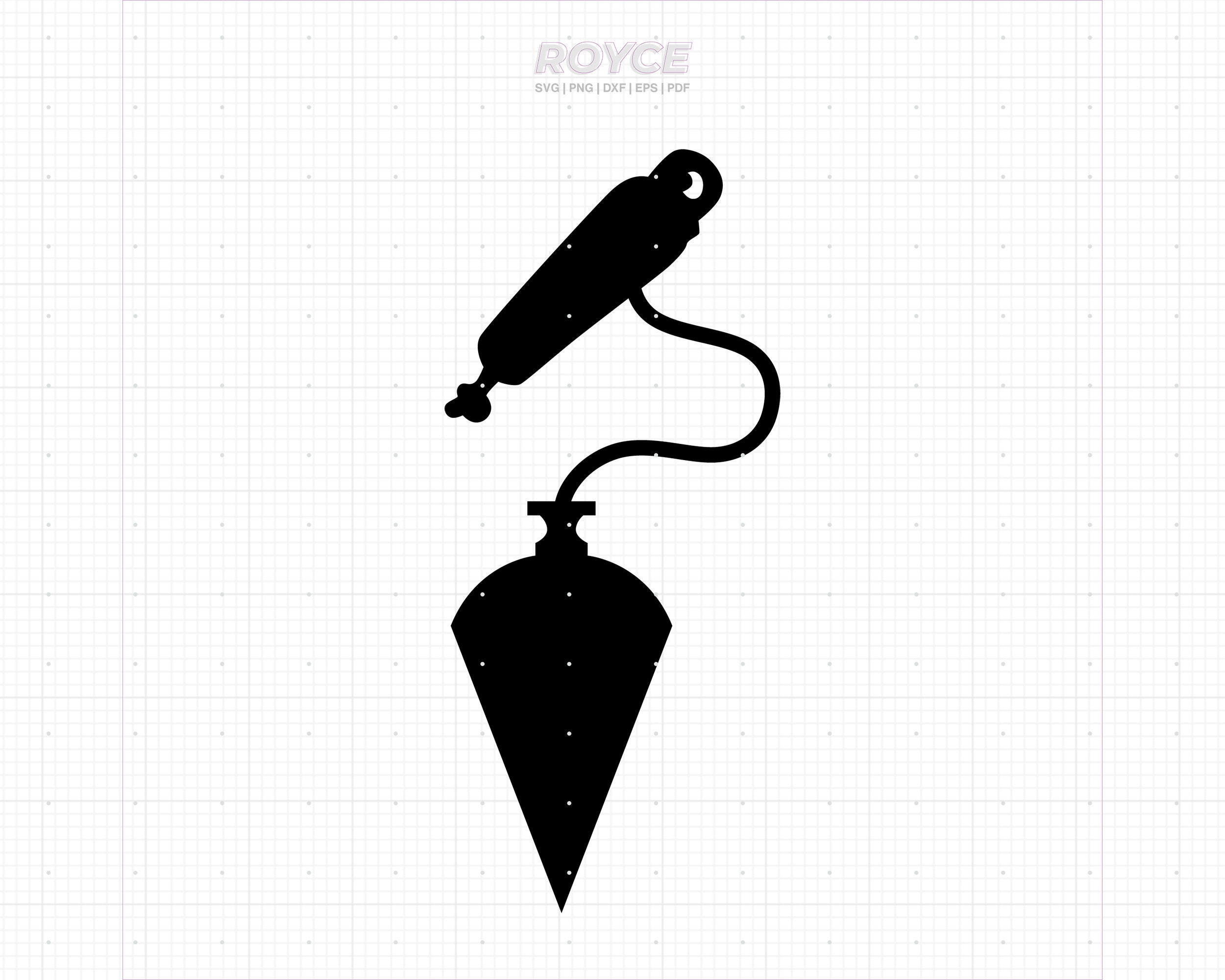 Plumb Bob (svg, Png, Dxf, Eps, Pdf) Cricut Cut Files (digital Download ...