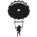 Parasailing SVG Clipart: Parachute Vector Cut Files (digital Download ...