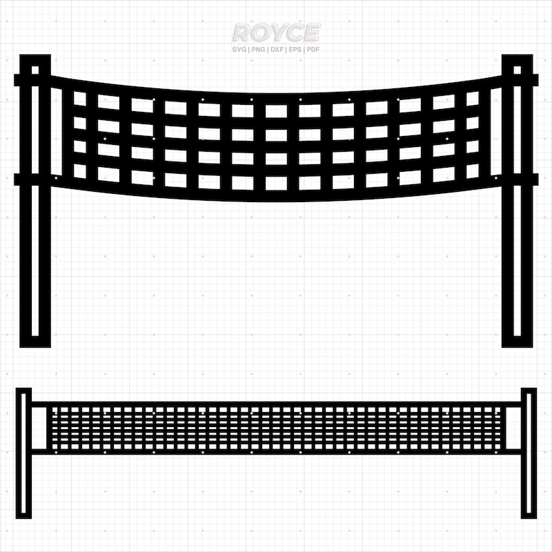Volleyball Net Svg - Etsy