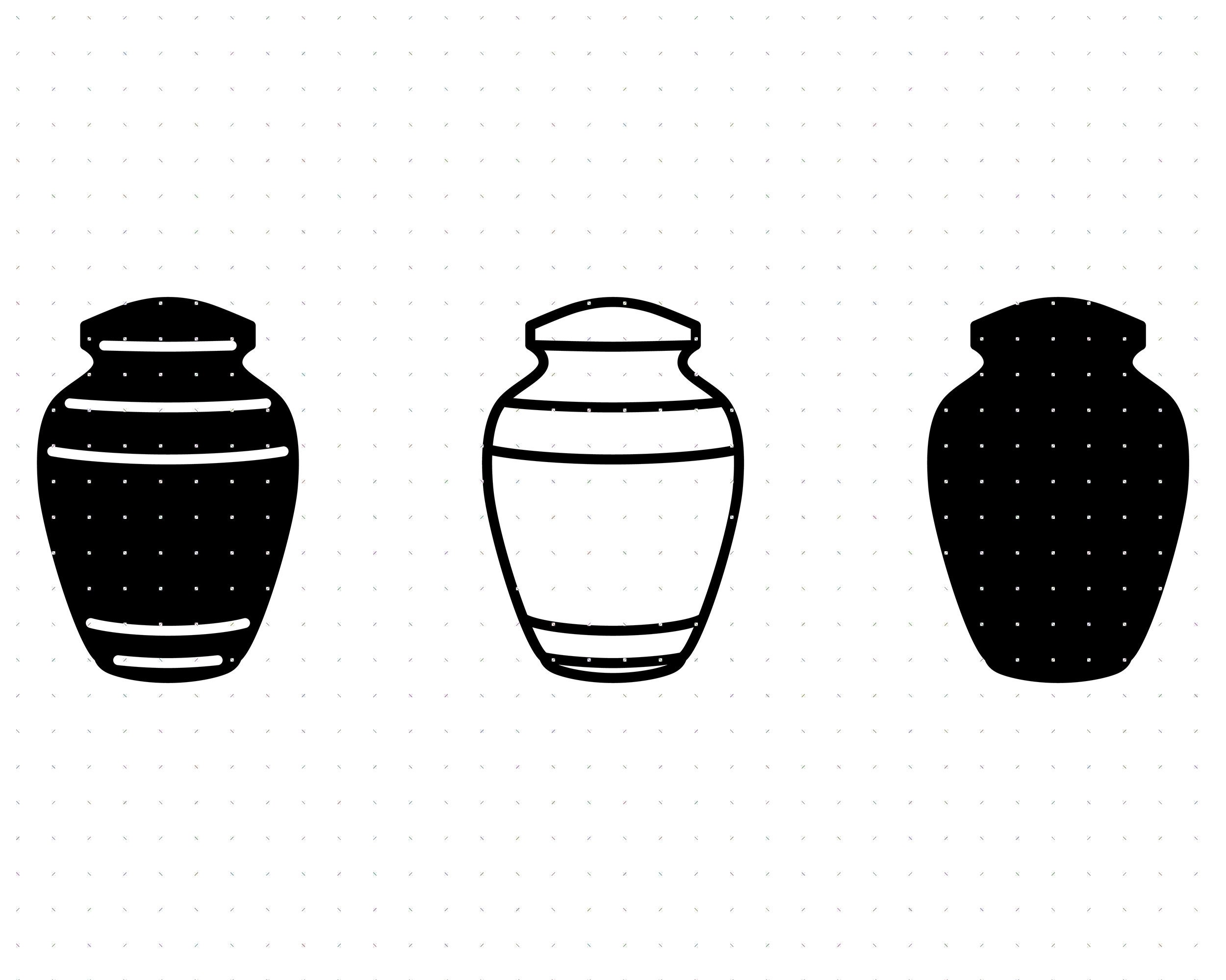 Urn Svg, Cremation Urn Clipart, Funeral Urn Png, Urn Dxf Logo, Cremation Urn Vector Eps Cut ...