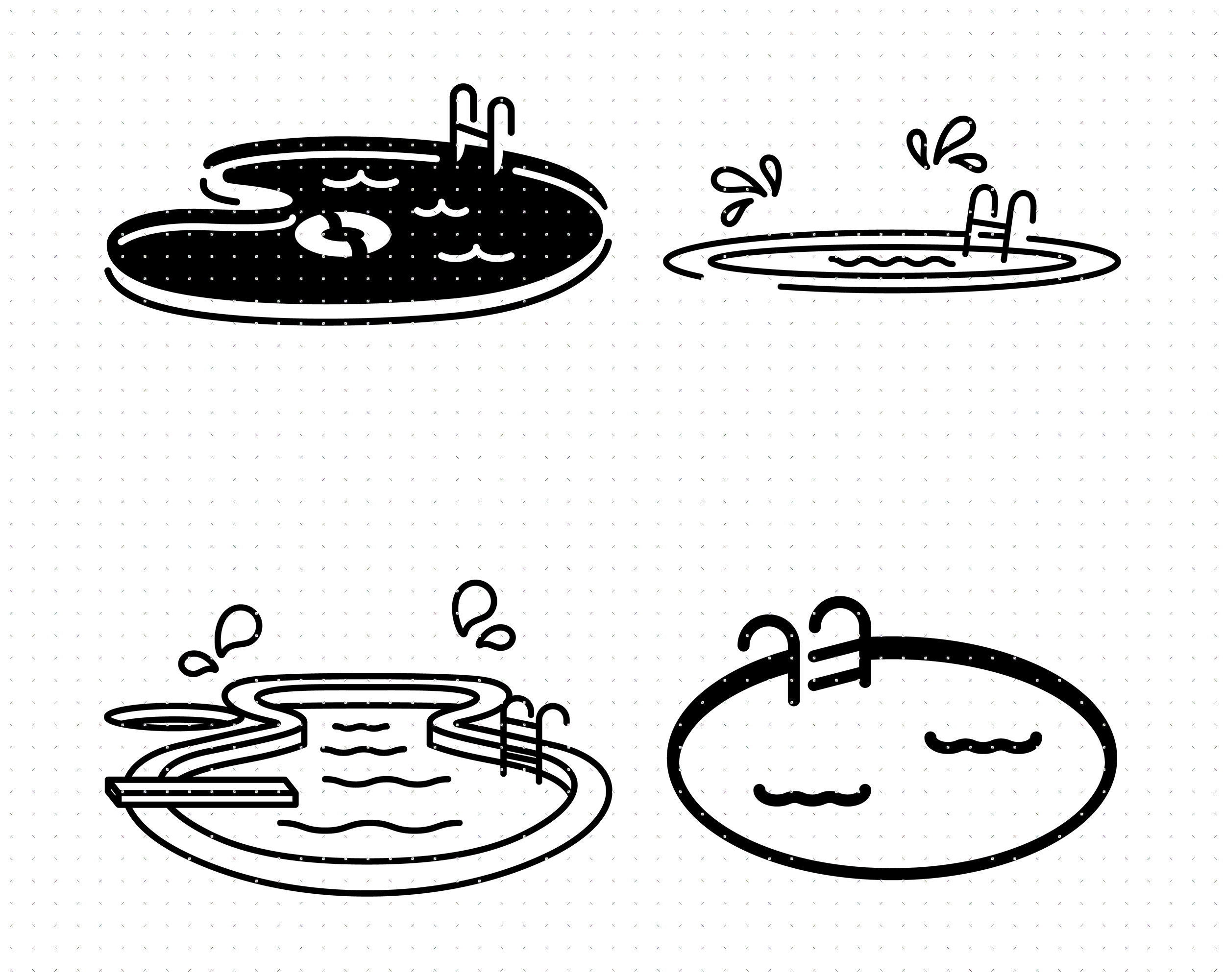 Buy Swimming Pool Svg Swimming Pool Clipart Swimming Pool Png Online in ...