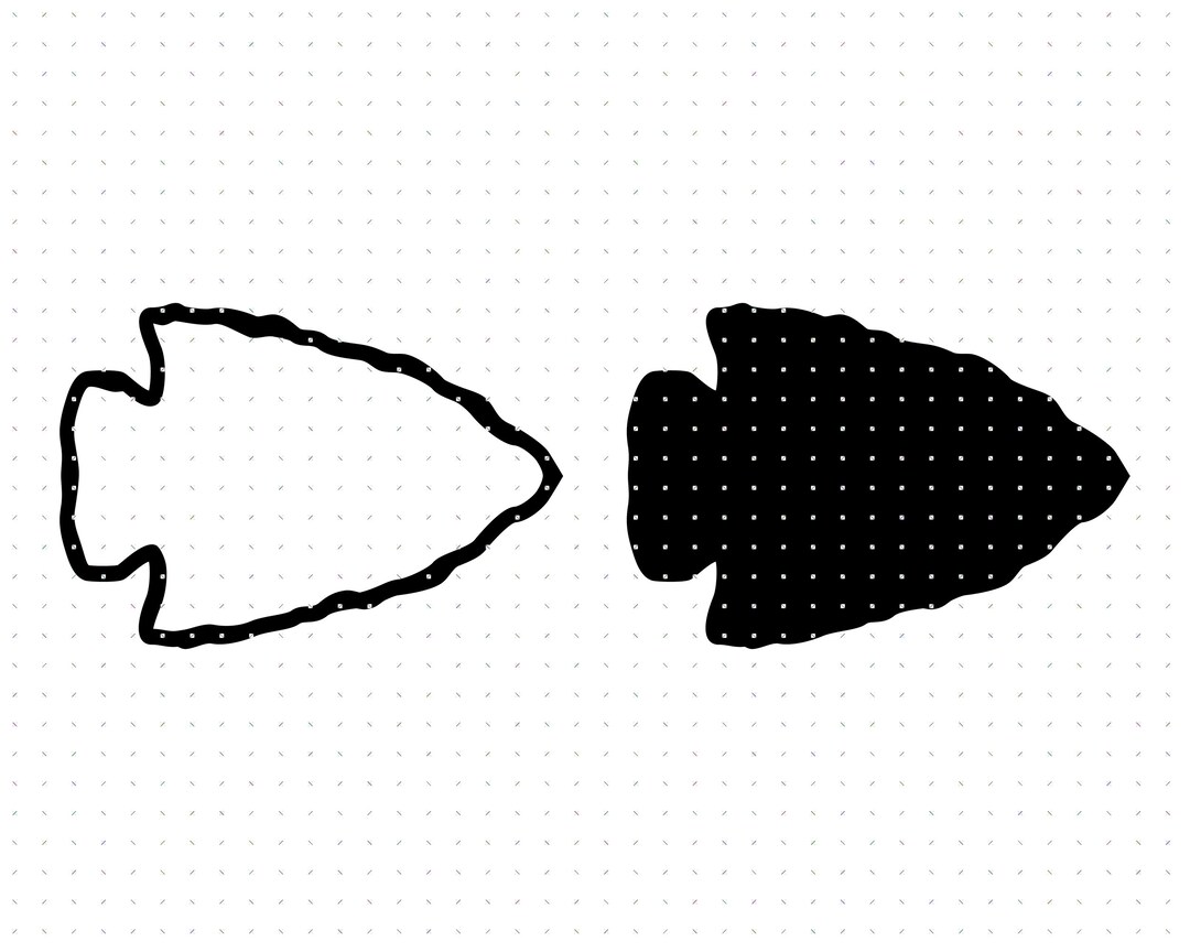 Arrowhead Svg Arrow Clipart Arrowhead Png Arrowhead Dxf - Etsy