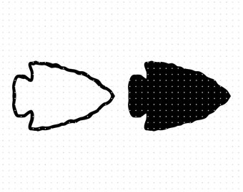 Arrowhead Dxf Png - Etsy