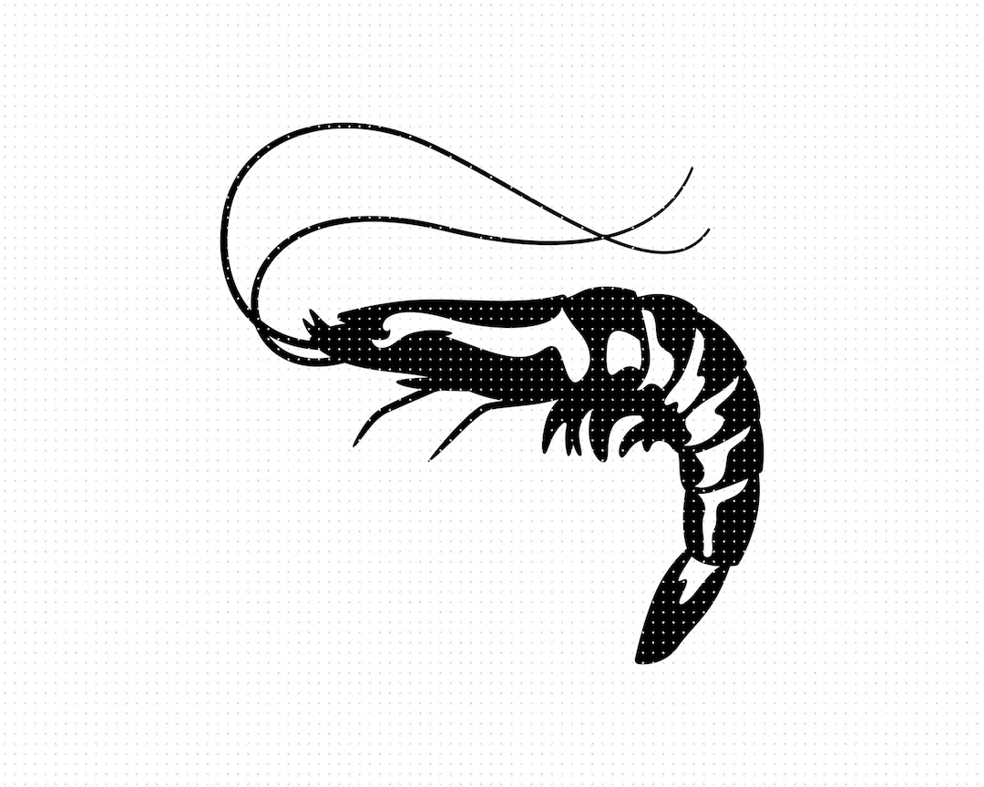 Shrimp Svg, Shrimp Clipart, Shrimp Png, Shrimp Dxf Logo, Shrimp Vector ...