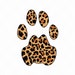 Leopard Print Paw Svg, Leopard Pattern Clipart, Animal Skin Png, Dxf ...