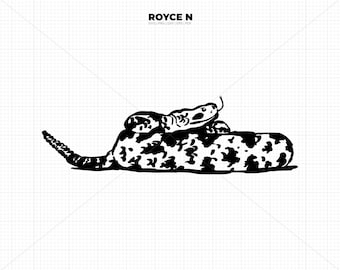 Rattlesnake PNG and SVG - Etsy