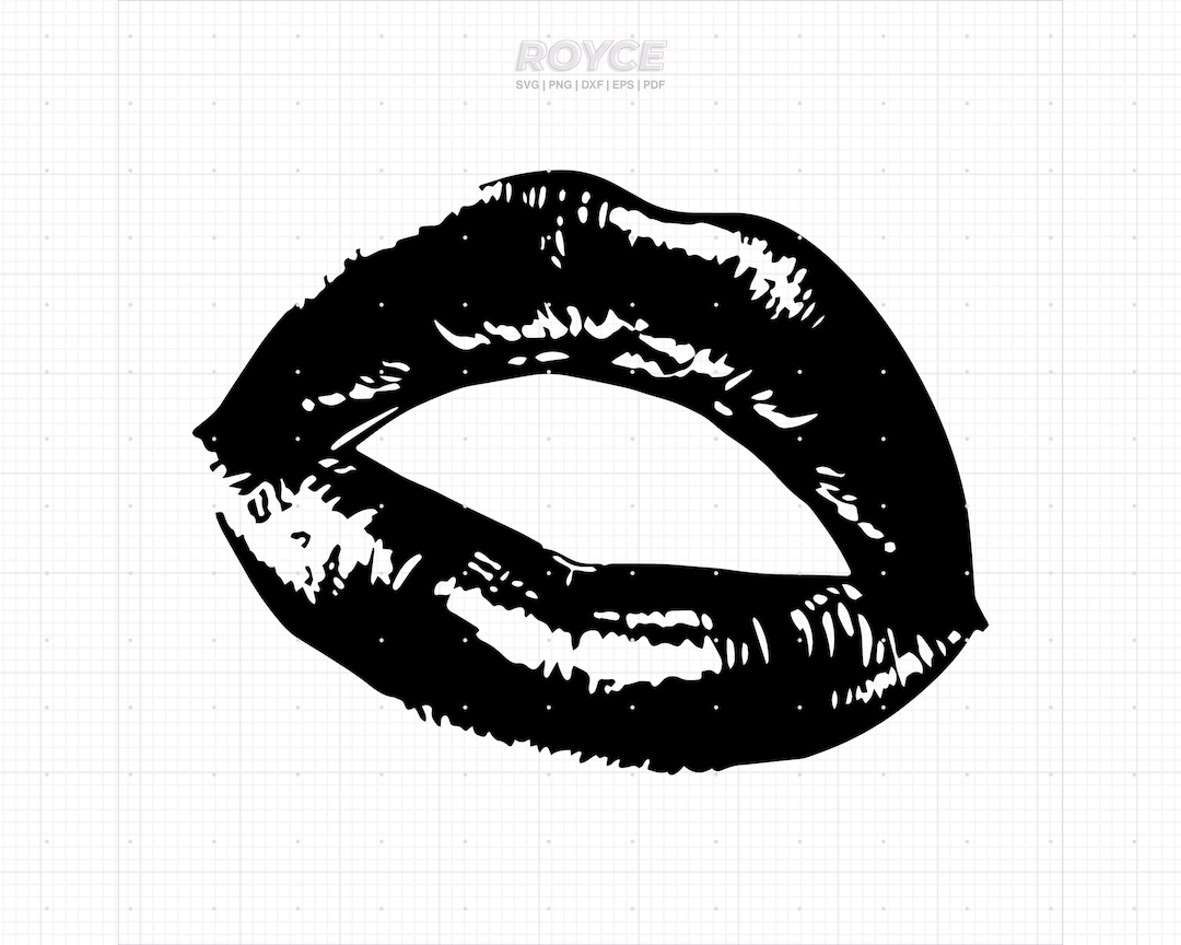 Kiss Mark Svg, Kissmark Clipart, Lips Png, Kiss Mark Dxf, Kiss Mark ...