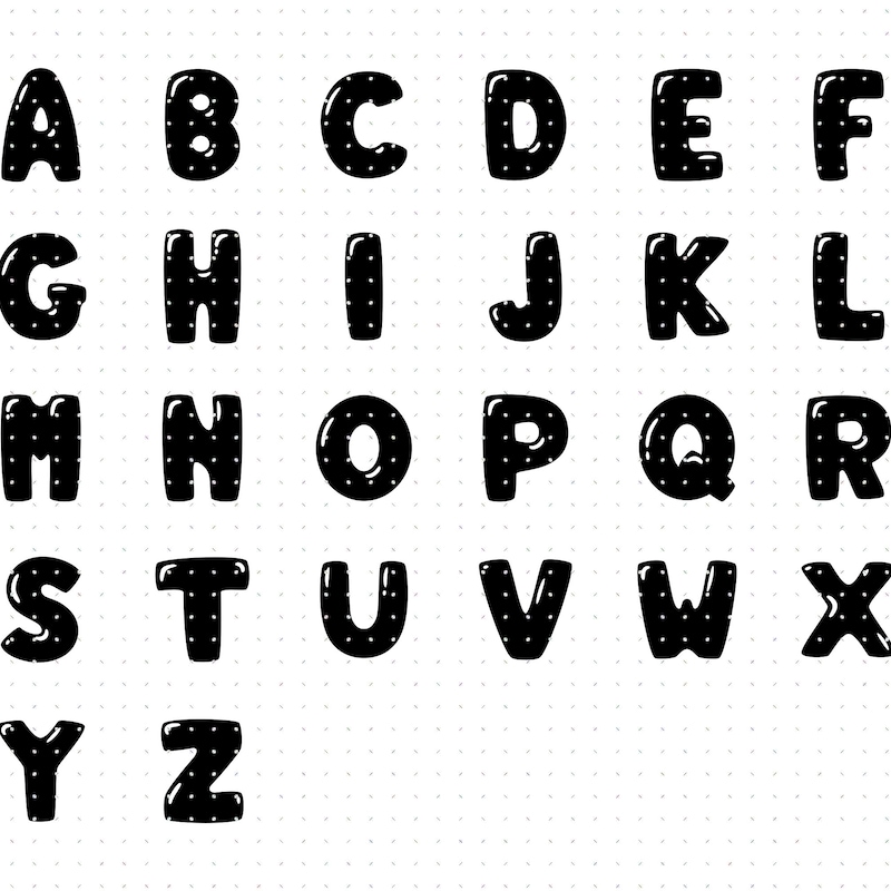 Alphabet Balloons - Etsy