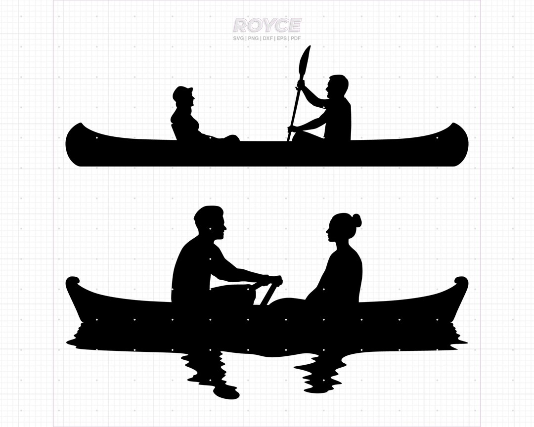 Couple on a Boat Svg, Love Couple Clipart, Valentines Couple Png ...