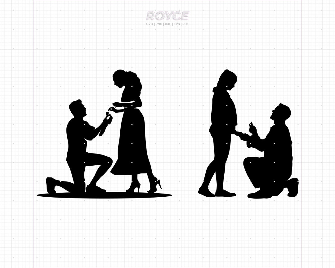 Engagement Proposal Svg, Wedding Ring Clipart, Propose Png, Engagement ...