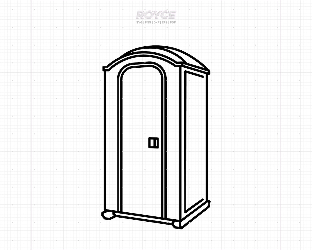 Portable Toilet Svg, Outdoor Toilet Clipart, Portable Toilet Png ...