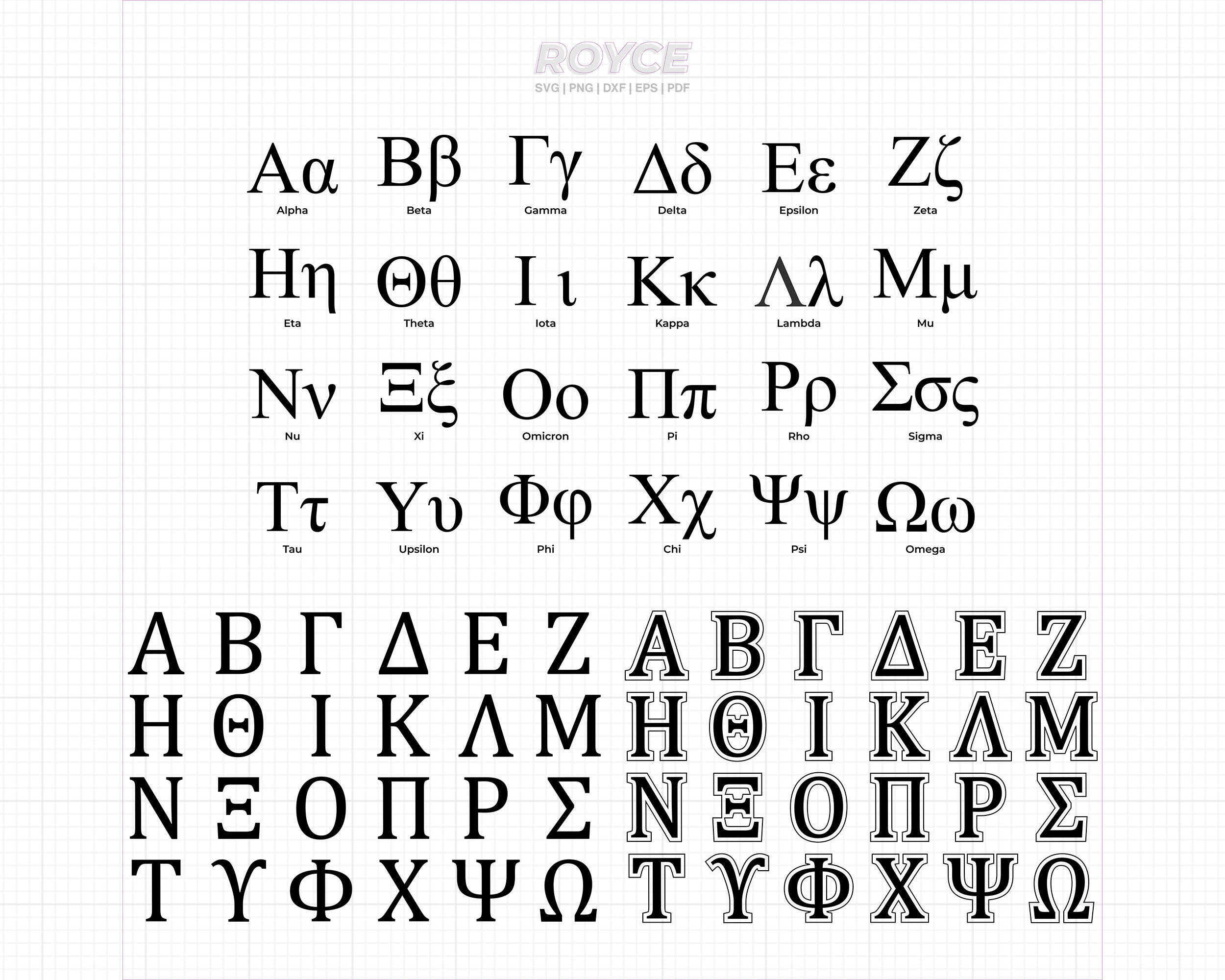 Simbolos Do Alfabeto Grego