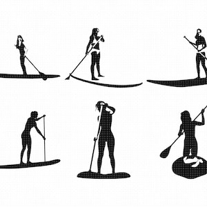 Paddleboarding Svg, Paddle Board Clipart, Paddleboard Surfing Png ...