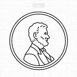 Lucky Penny Clipart, Blank Penny Vector (svg, Png, Dxf, Eps) - Etsy