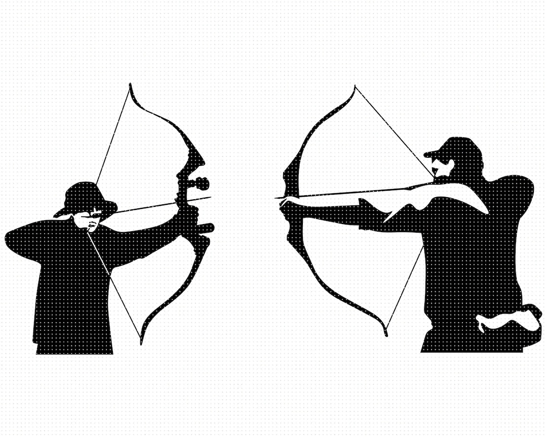 Bow Hunting Svg, Dxf, Eps, Png, Arrow Clipart for Cricut and Silhouette ...