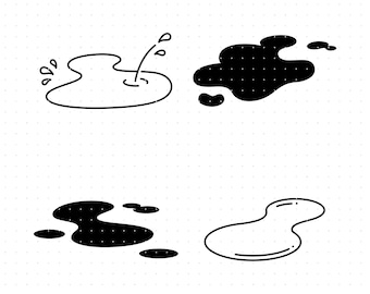 Mud Puddle Clip Art - Etsy Australia