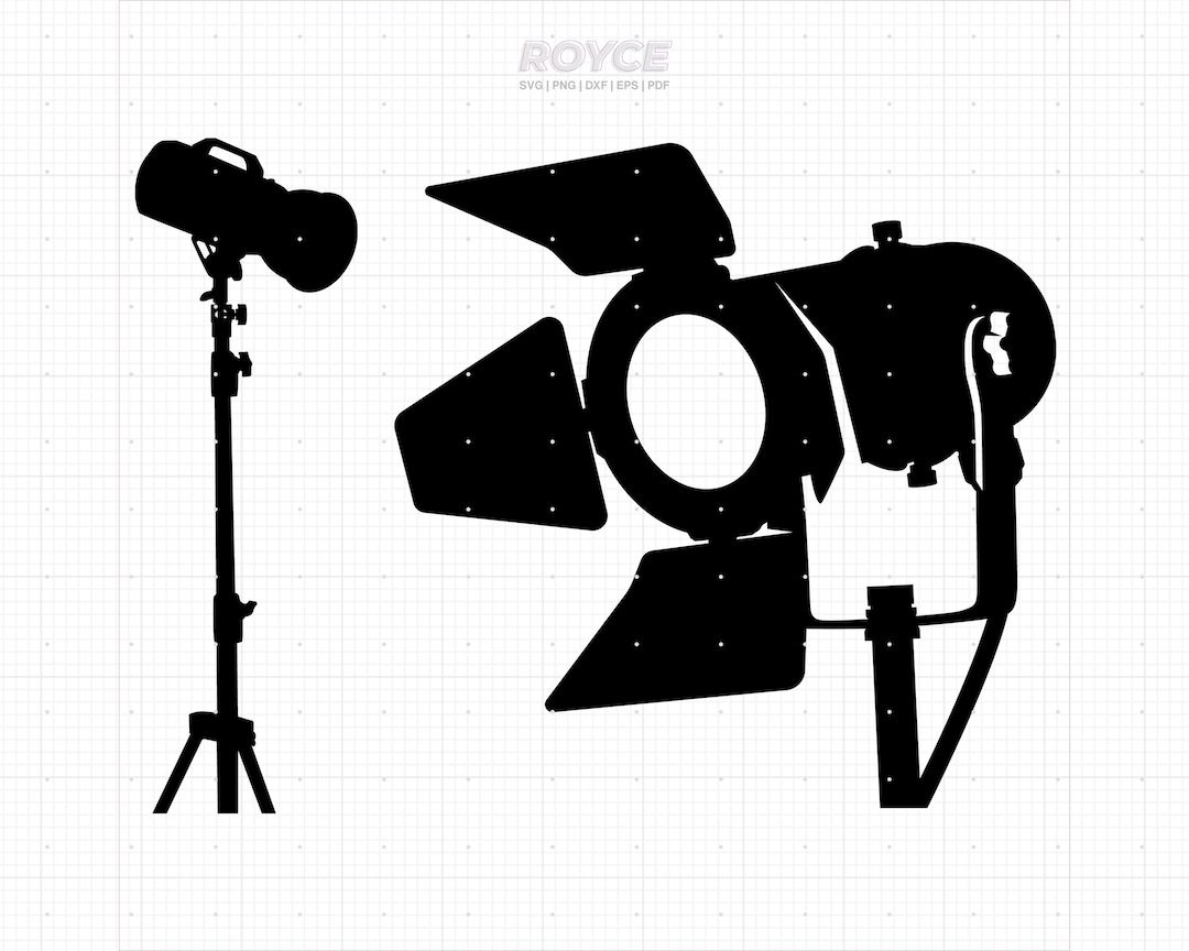 Spotlight Svg, Spot Light Clipart, Spotlight Png, Spotlight Dxf, Spot ...