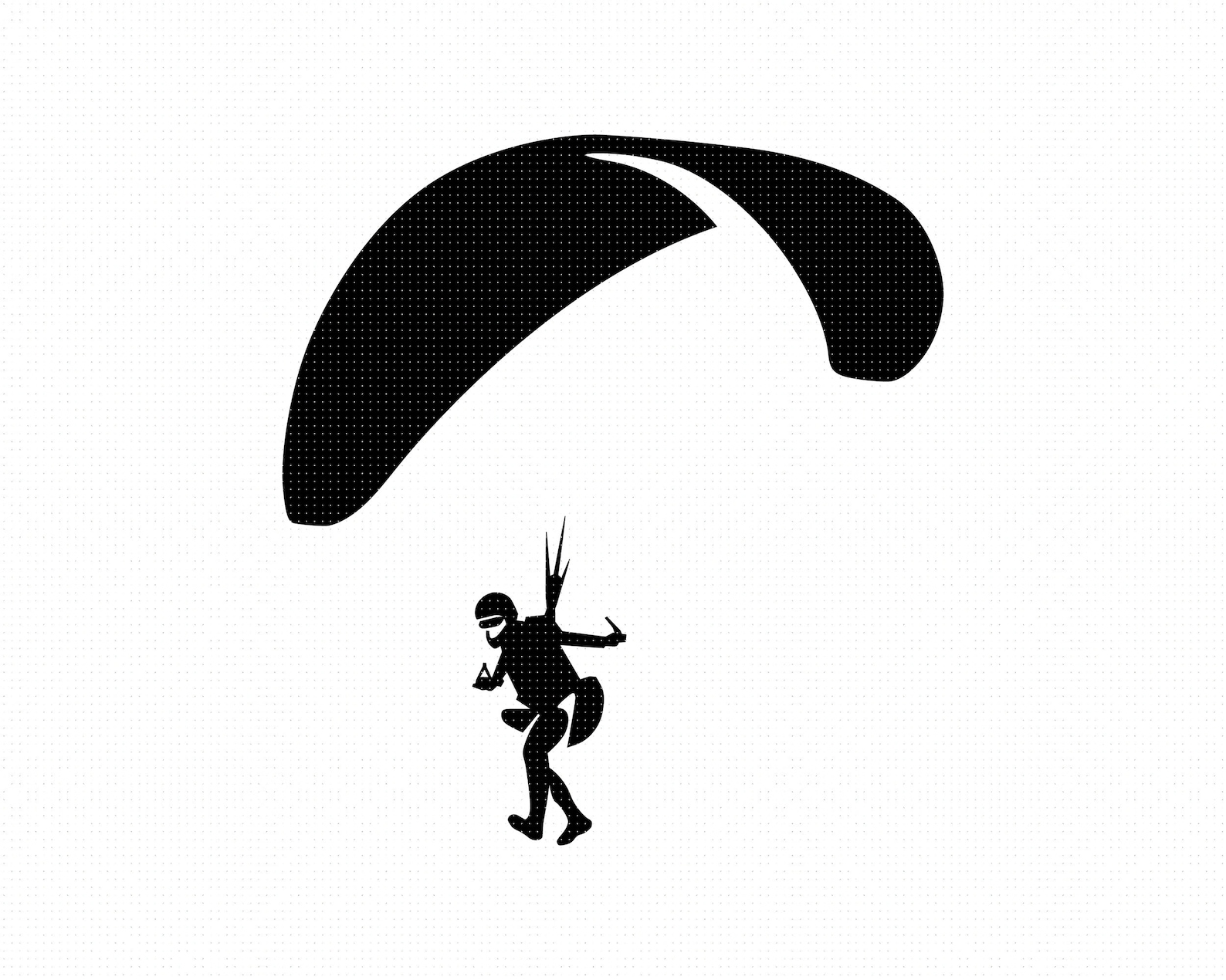 Paragliding Svg Paraglider Clipart Paragliding Png Dxf for | Etsy Australia