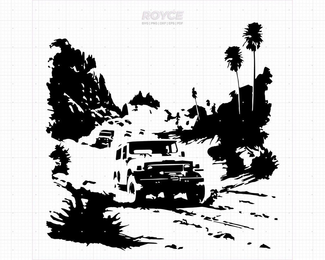 Off-road Rally Racing (svg, Png, Dxf, Eps, Pdf) Cut Files - Etsy