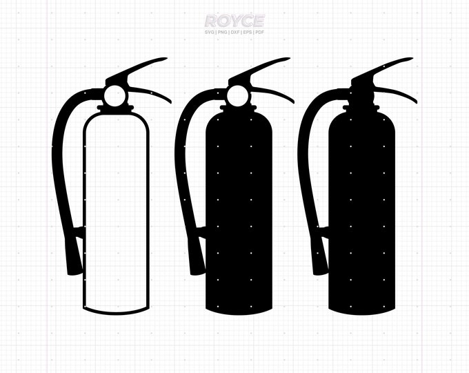 Filigree Fire Extinguisher SVG Cut Files (svg Dxf Png Eps Jpeg ...