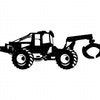 Log Loader High Line Svg, Log Loader Svg, Heavy Equipment Svg, Logging ...