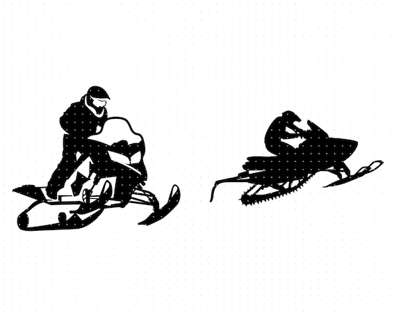 Snowmobiling Clipart
