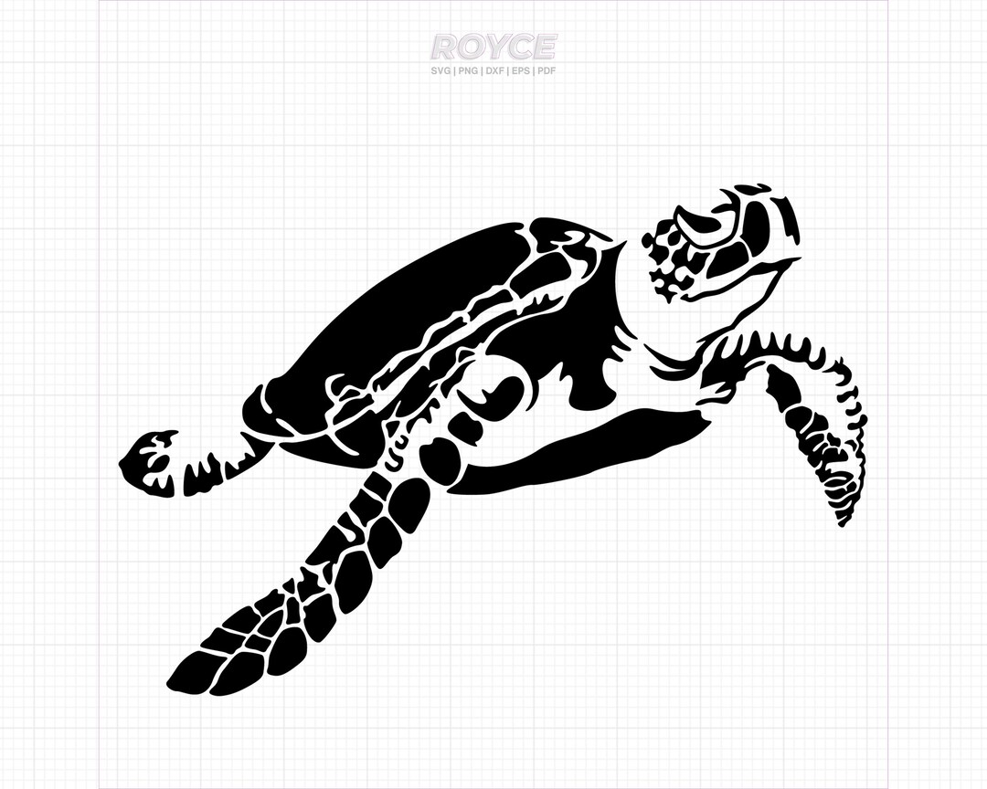 Sea Turtle Svg, Sea Turtle Clipart, Sea Turtle Png, Sea Turtle Dxf Logo ...
