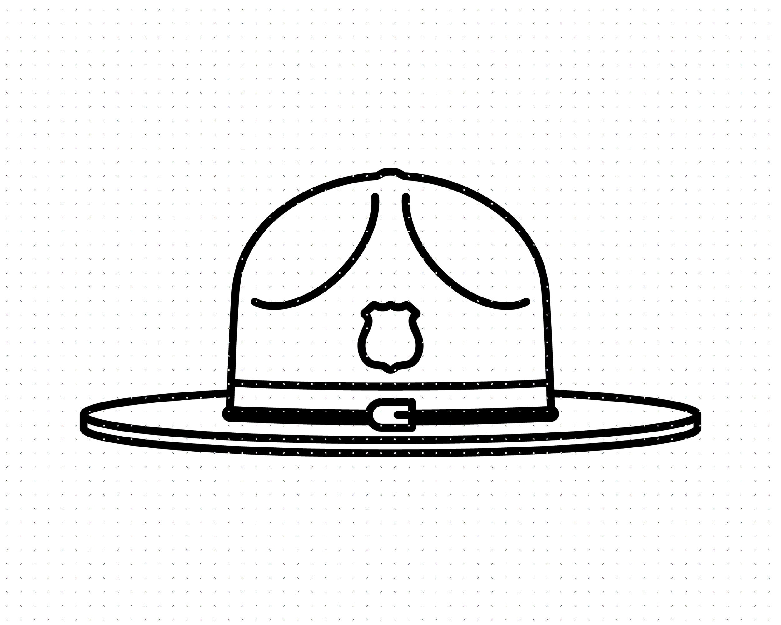 Park Ranger Hat Svg Park Ranger Hat Clipart Park Ranger Hat | Etsy